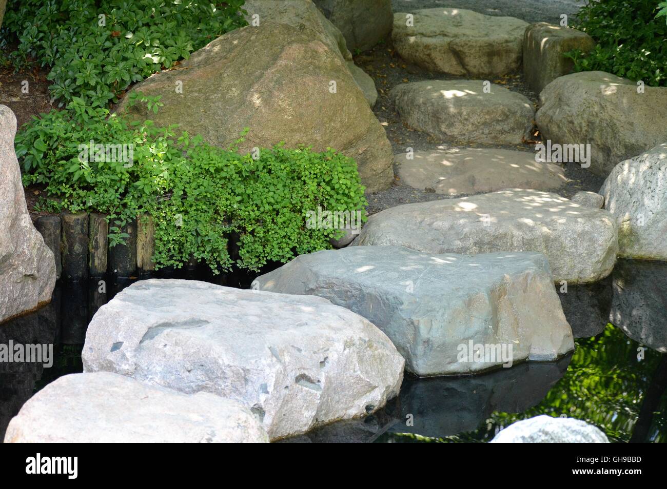 Japanese Garden during Summer Stock Photo - Alamy