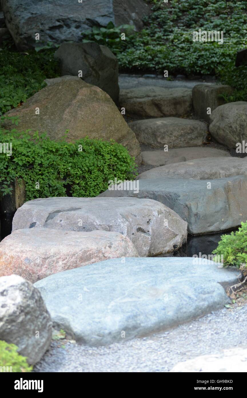 Japanese Garden during Summer Stock Photo - Alamy