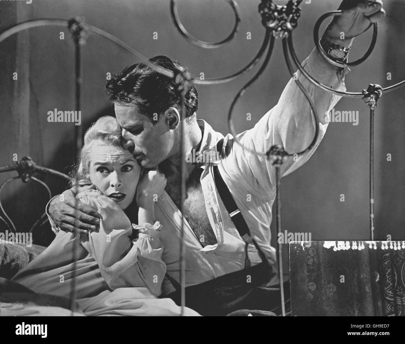 JANET LEIGH (Susan Vargas), CHARLTON HESTON (Ramon/Mike Vargas) Regie ...