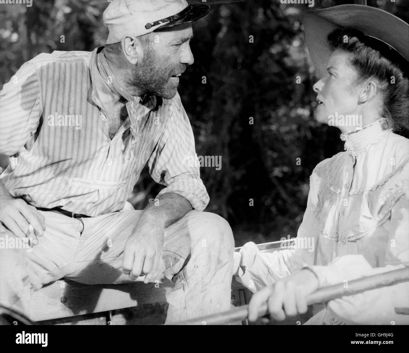 AFRICAN QUEEN The African Queen USA/GB 1951 John Huston KATHARINE ...