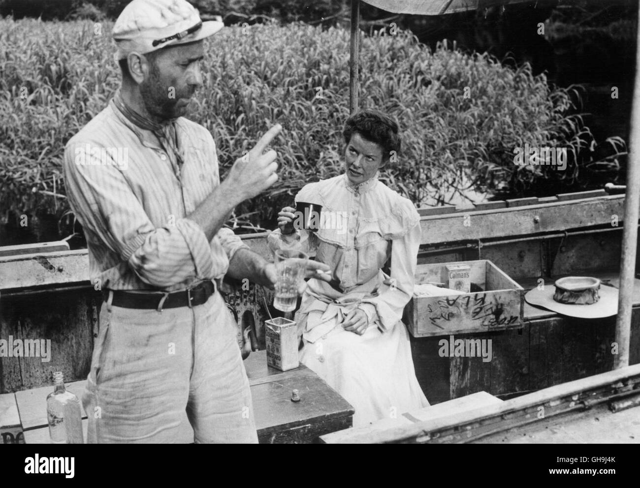 AFRICAN QUEEN The African Queen USA/GB 1951 John Huston KATHARINE ...