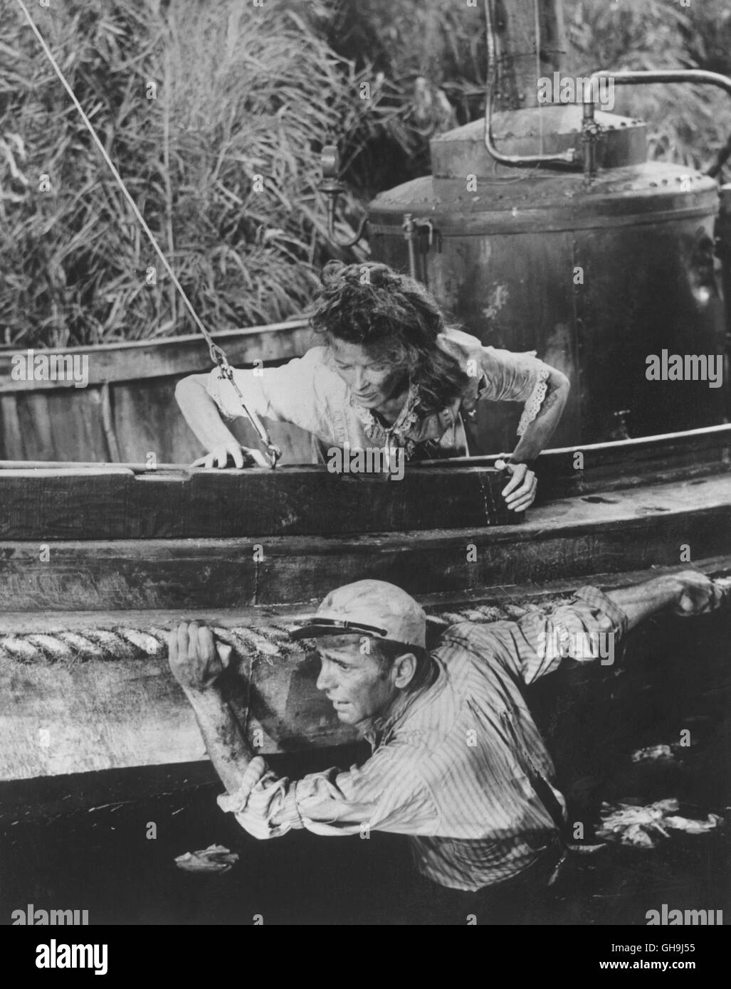 AFRICAN QUEEN The African Queen USA/GB 1951 John Huston KATHARINE ...