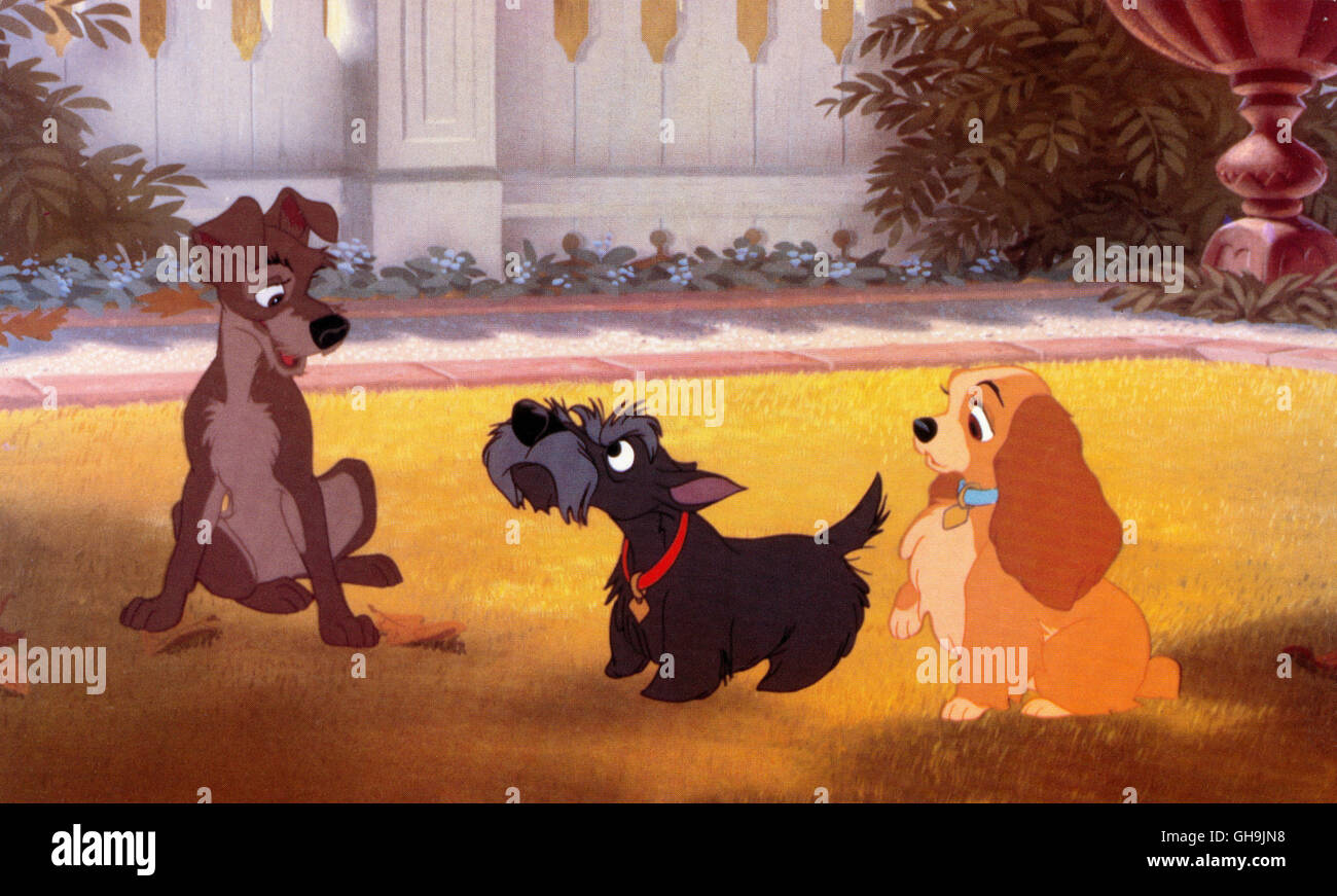 SUSI UND STROLCH Lady and the Tramp USA 1955 Clyde Geronimi, Wilfred ...