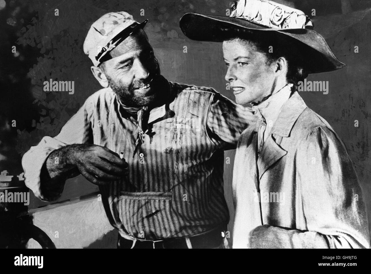 AFRICAN QUEEN The African Queen USA 1951 John Huston Charlie Allnut ...