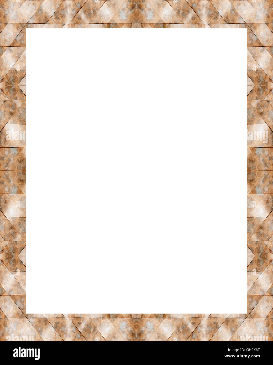 White frame background with decorated linear design borders Stock Photo ...