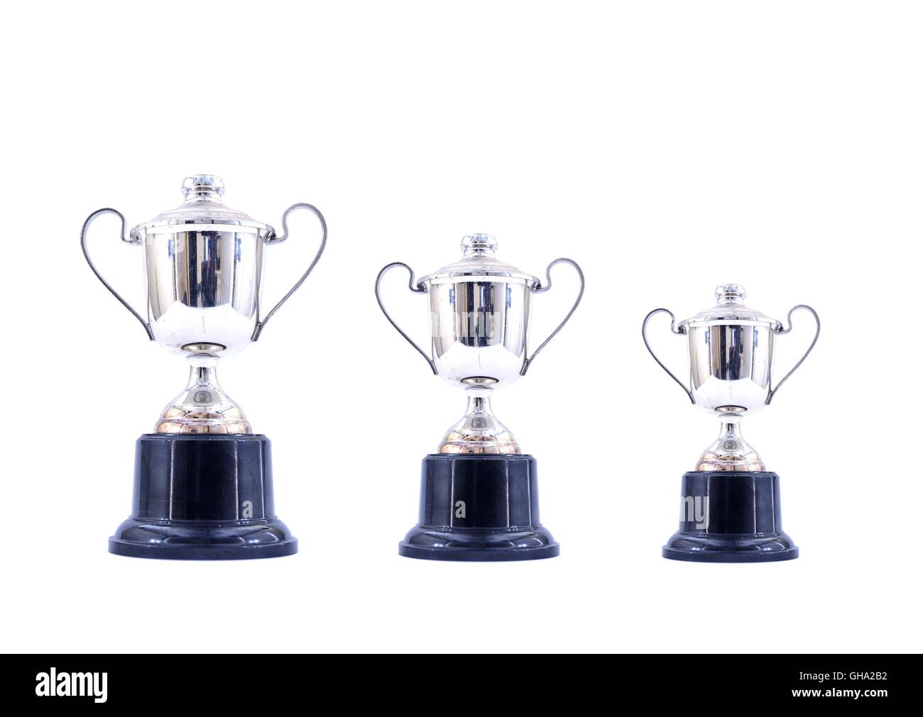 A studio photo of a vintage trophy Stock Photo - Alamy