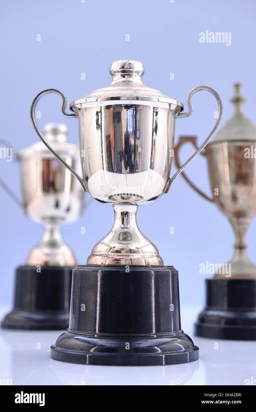 A studio photo of a vintage trophy Stock Photo - Alamy