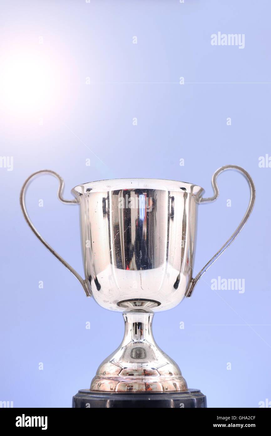 A studio photo of a vintage trophy Stock Photo - Alamy