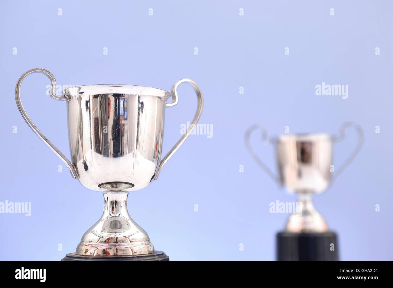 A studio photo of a vintage trophy Stock Photo - Alamy