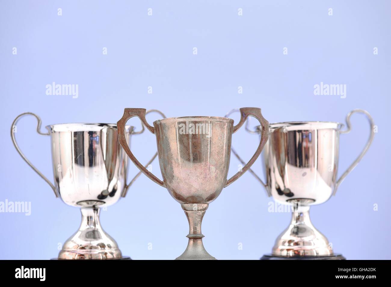 A studio photo of a vintage trophy Stock Photo - Alamy