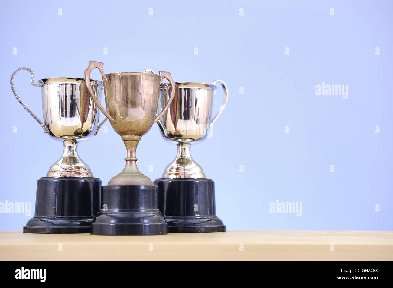 A studio photo of a vintage trophy Stock Photo - Alamy