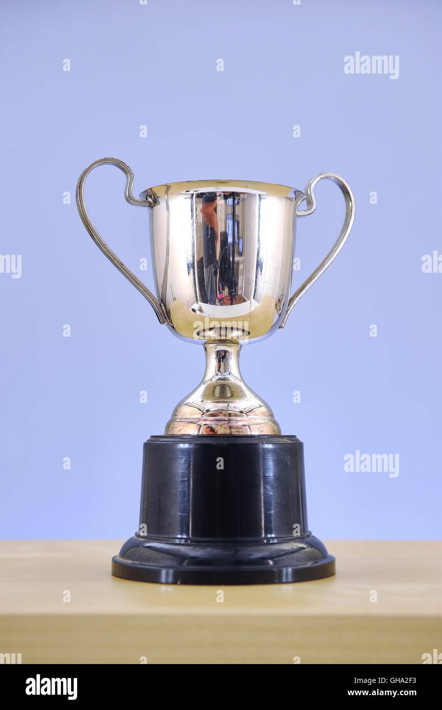 A studio photo of a vintage trophy Stock Photo - Alamy