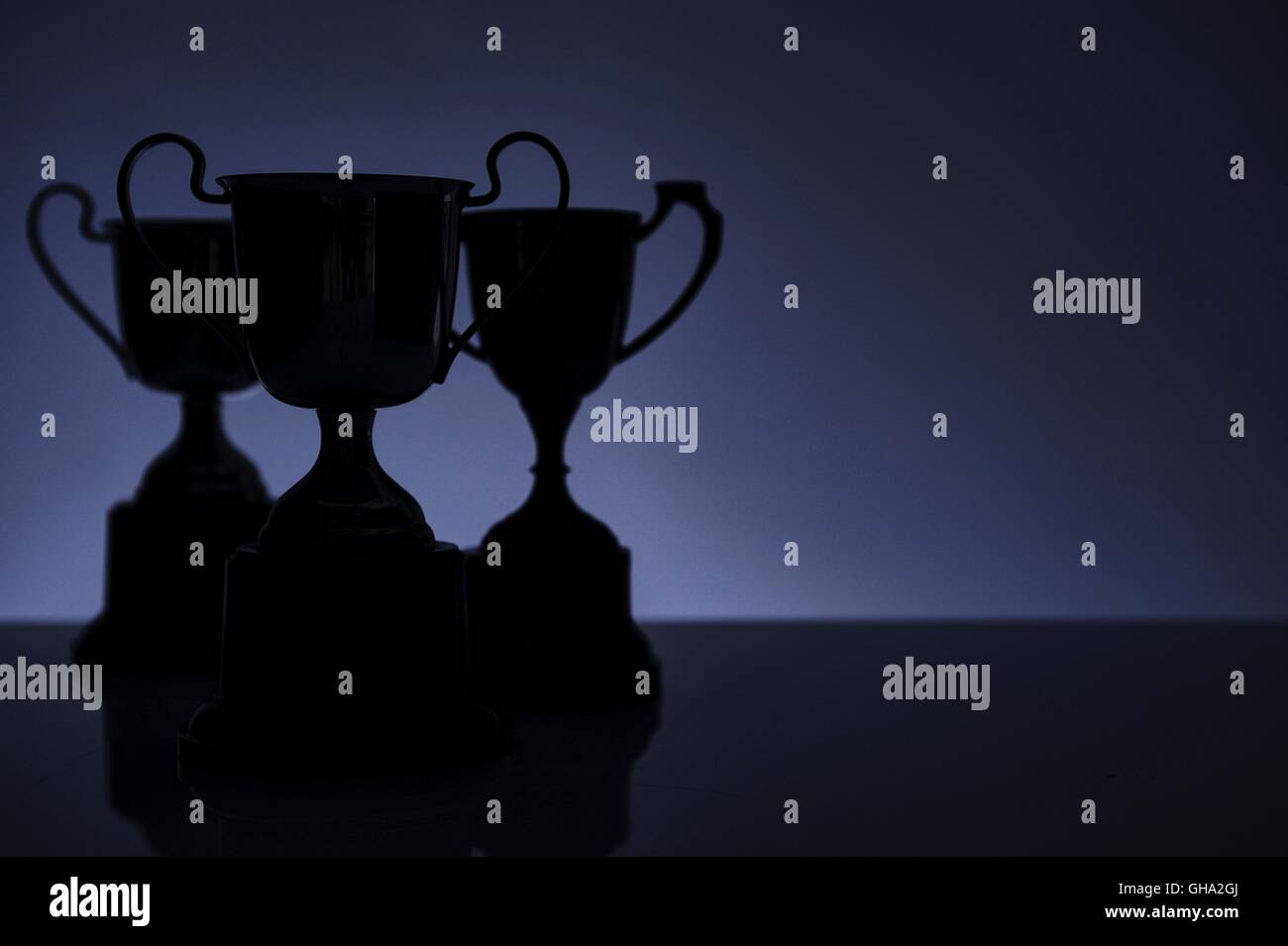 A studio photo of a vintage trophy Stock Photo - Alamy