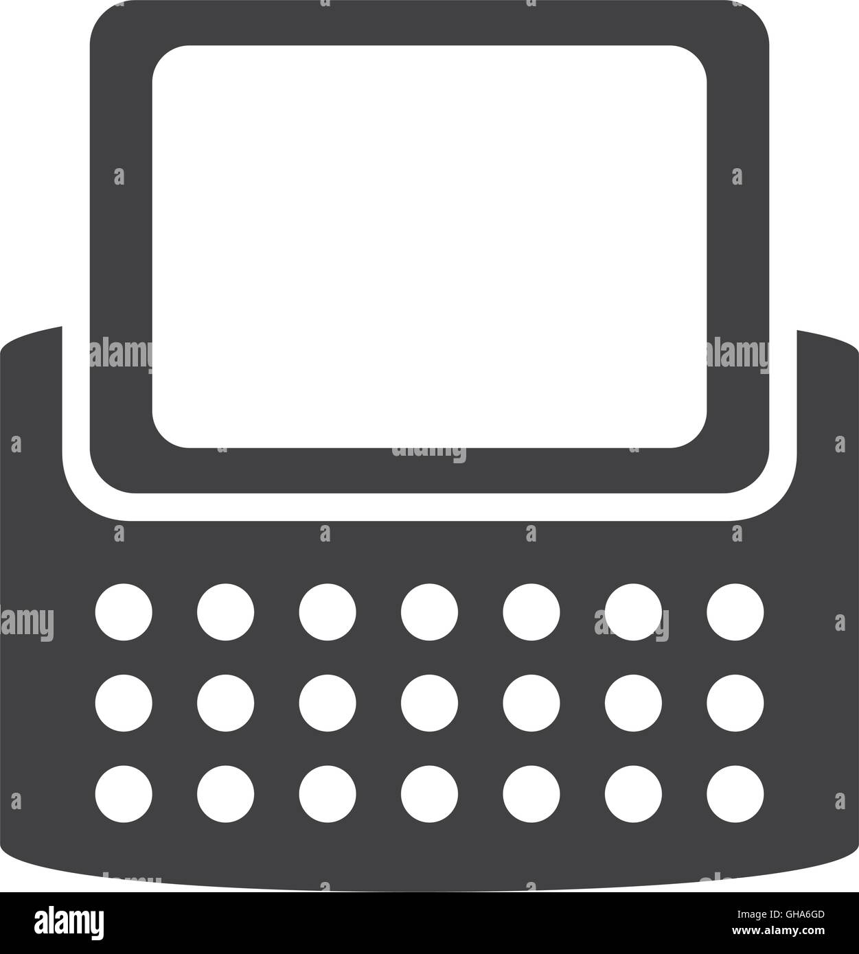 cellphone silhouette isolated icon Stock Vector Image & Art - Alamy