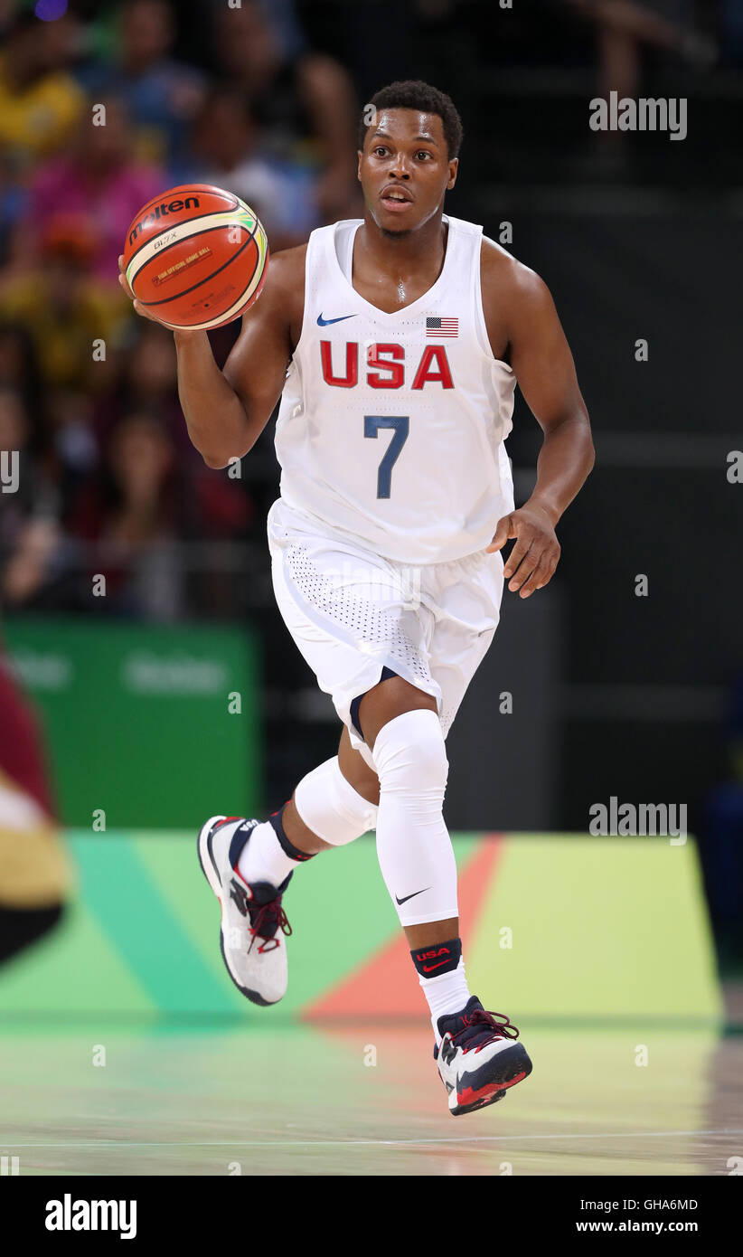 USA's Kyle Lowry during the preliminary round match at the Carioca ...