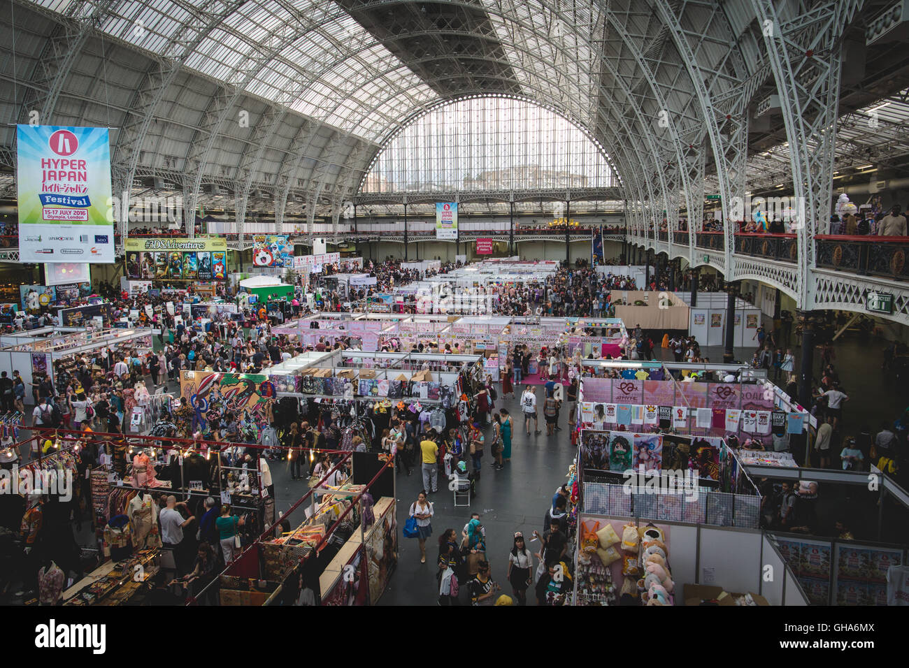 Hyper Japan 16 July 2016 Olympia, Kensington, London, UK Stock Photo ...