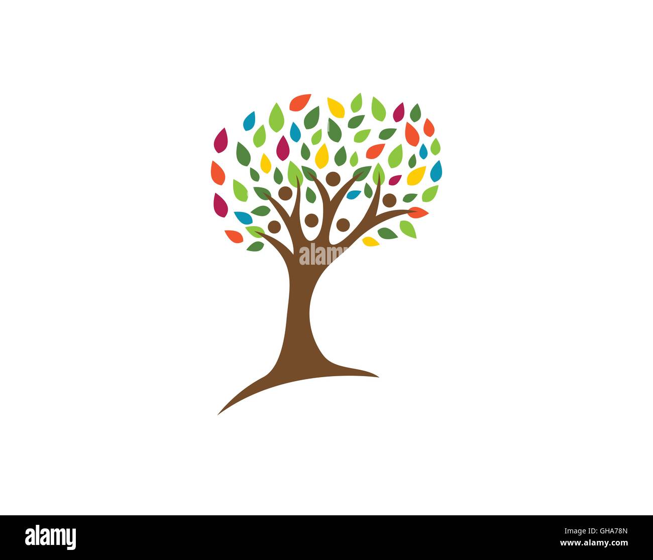 Family Tree Logo Stock Vector Image & Art - Alamy