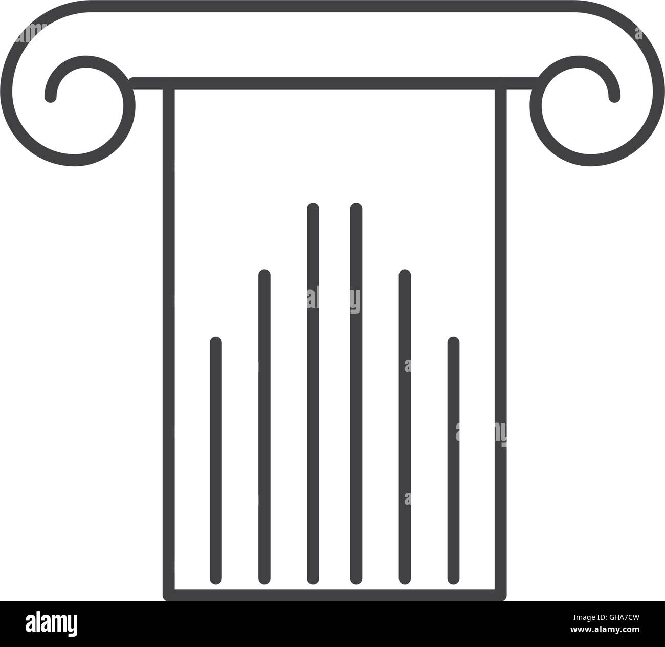 column structure silhouette icon Stock Vector Image & Art - Alamy