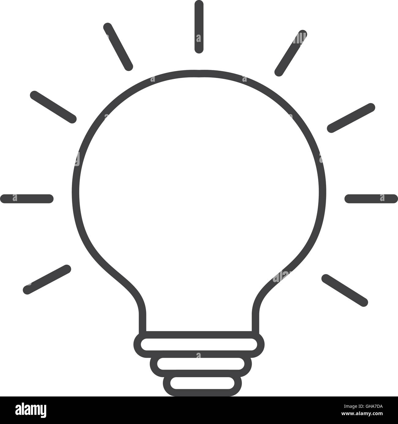 bulb light money symbol icon Stock Vector Image & Art - Alamy