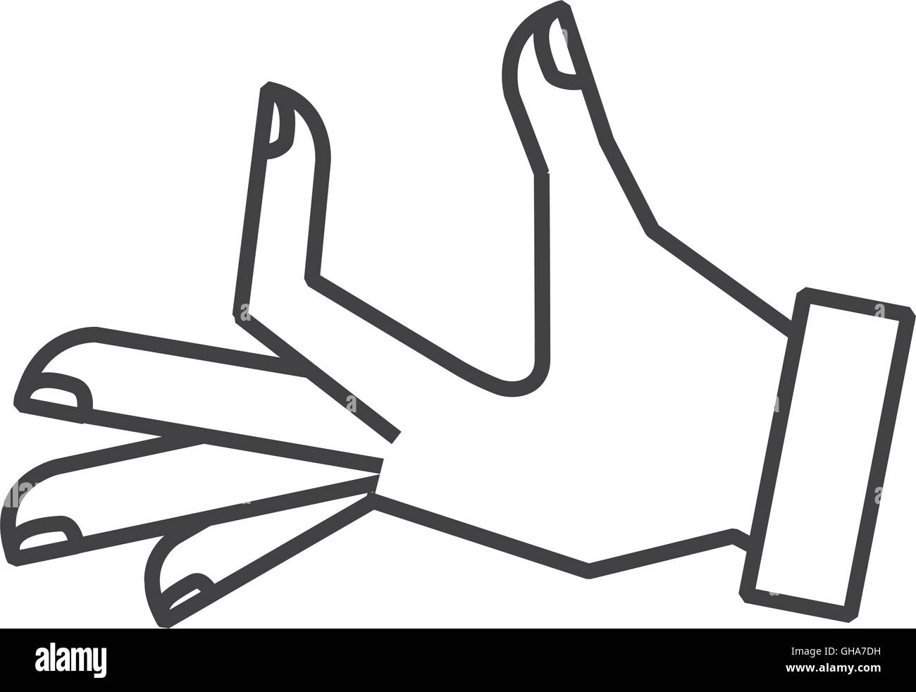 hand human user icon Stock Vector Image & Art - Alamy