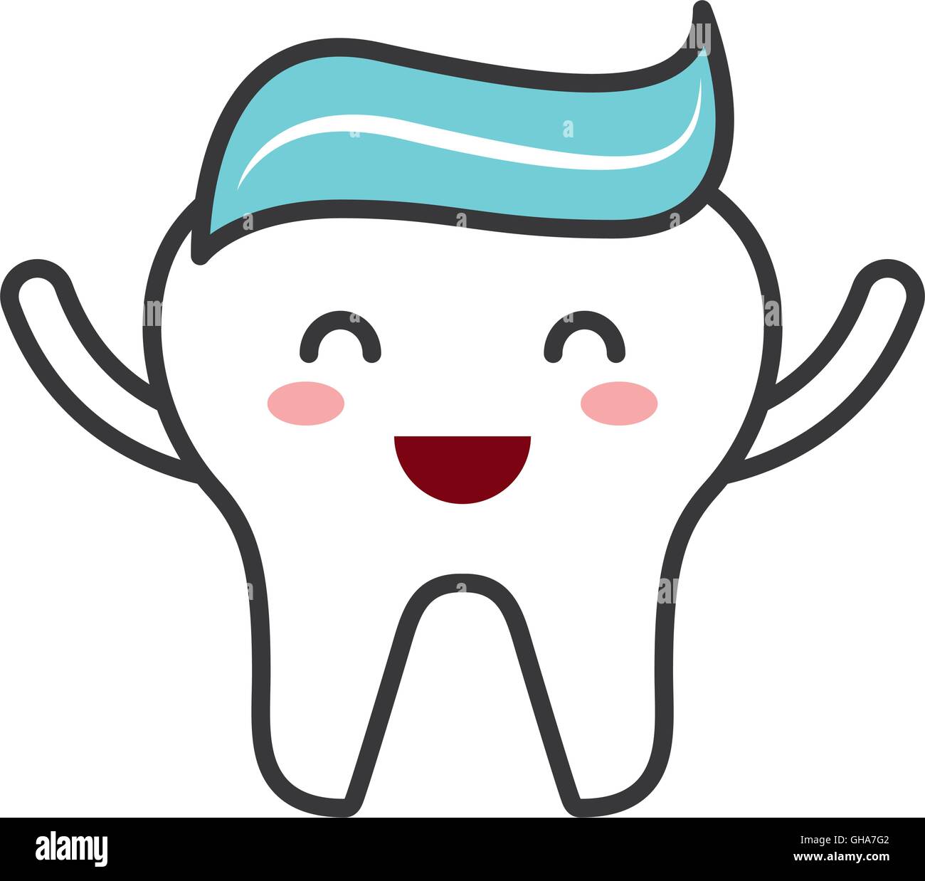 teeth character isolated icon Stock Vector Image & Art - Alamy
