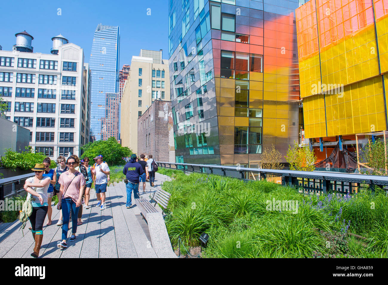 The High Line Park in NYC Stock Photo - Alamy