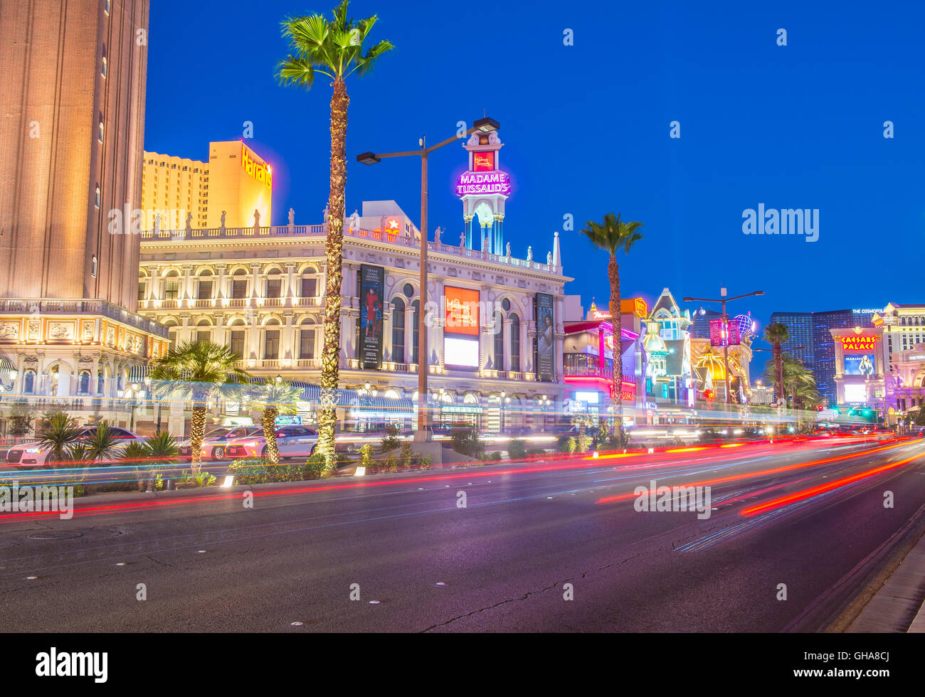 View of the strip in Las Vegas Stock Photo - Alamy