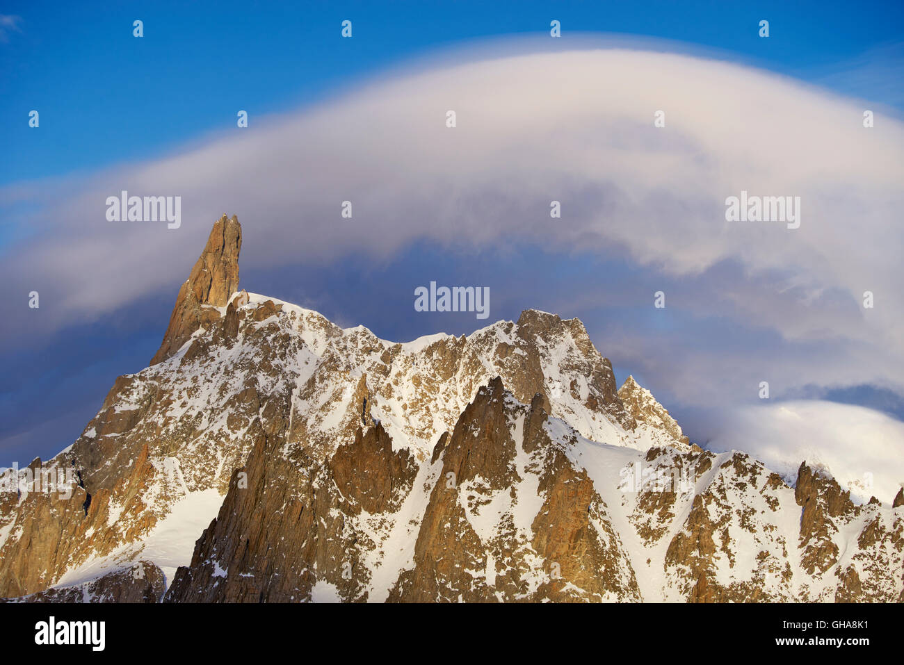 geography / travel, France, Dent du Geant (4013 m), Mont-Blanc range ...