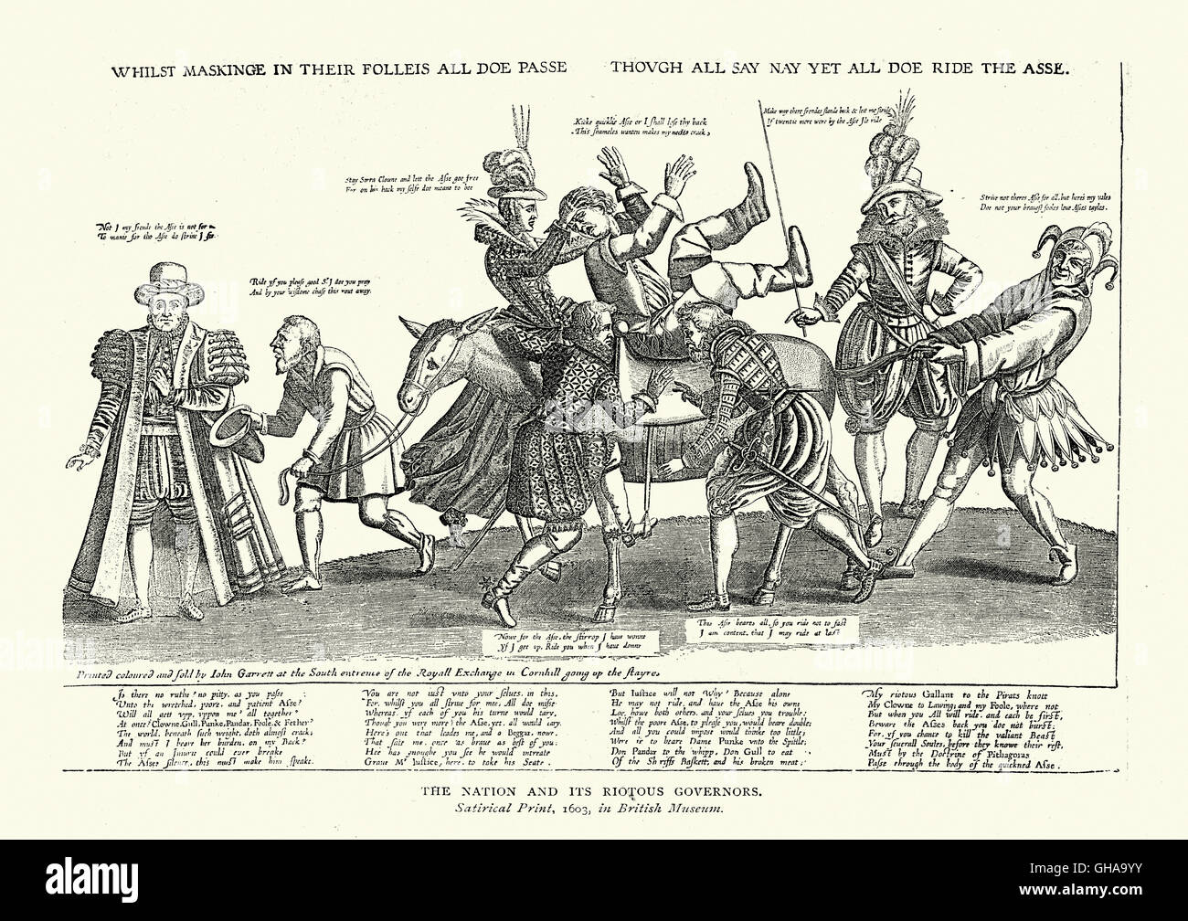 Satirical cartoon 17th century hi-res stock photography and images - Alamy