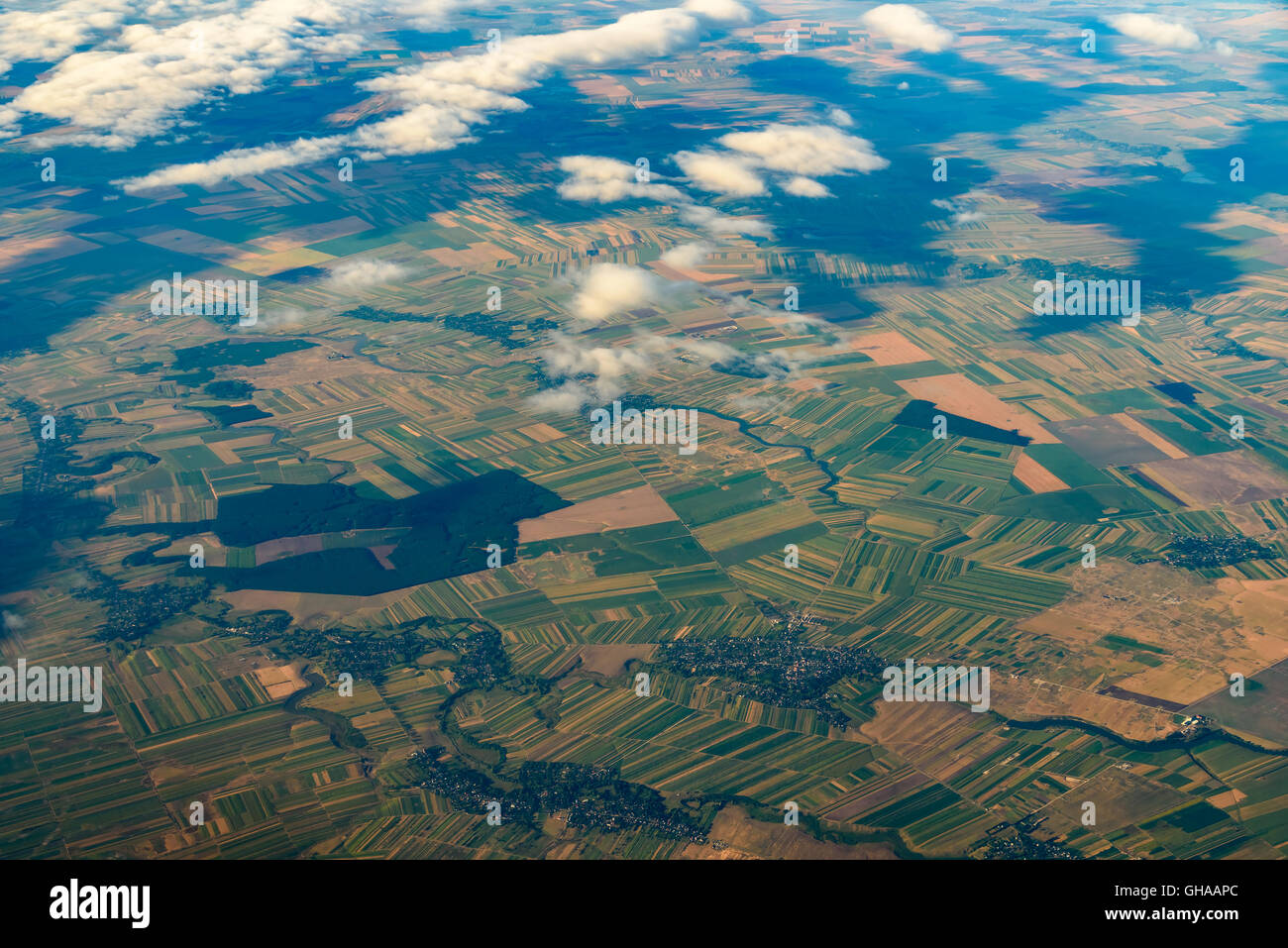 Earth Photo From 10.000m (32.000 feet) Above Ground Stock Photo - Alamy