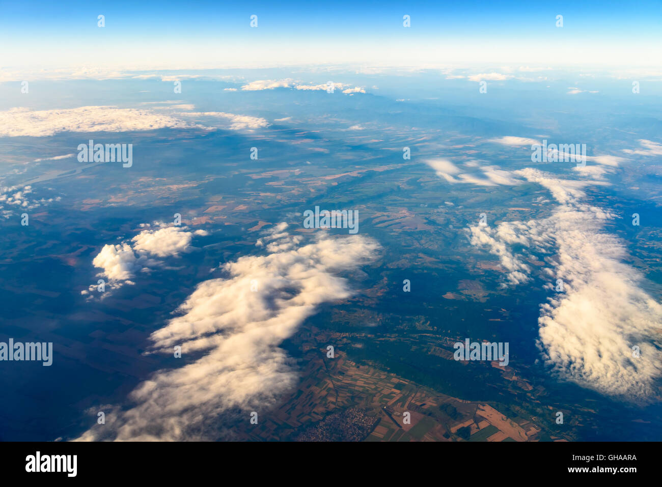 Earth Photo From 10.000m (32.000 feet) Above Ground Stock Photo - Alamy