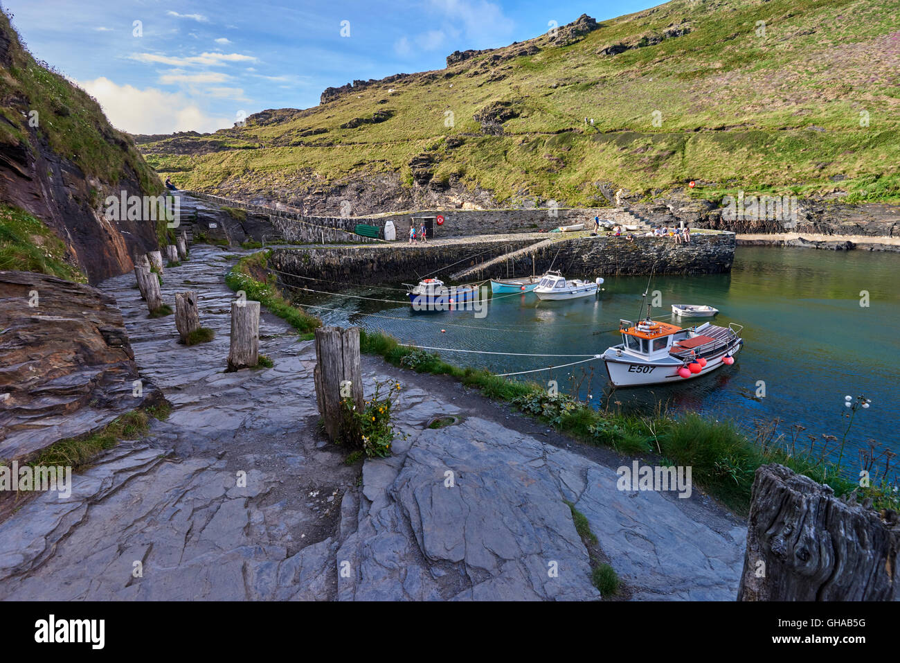 Boscastle is a village and fishing port on the north coast of Cornwall ...