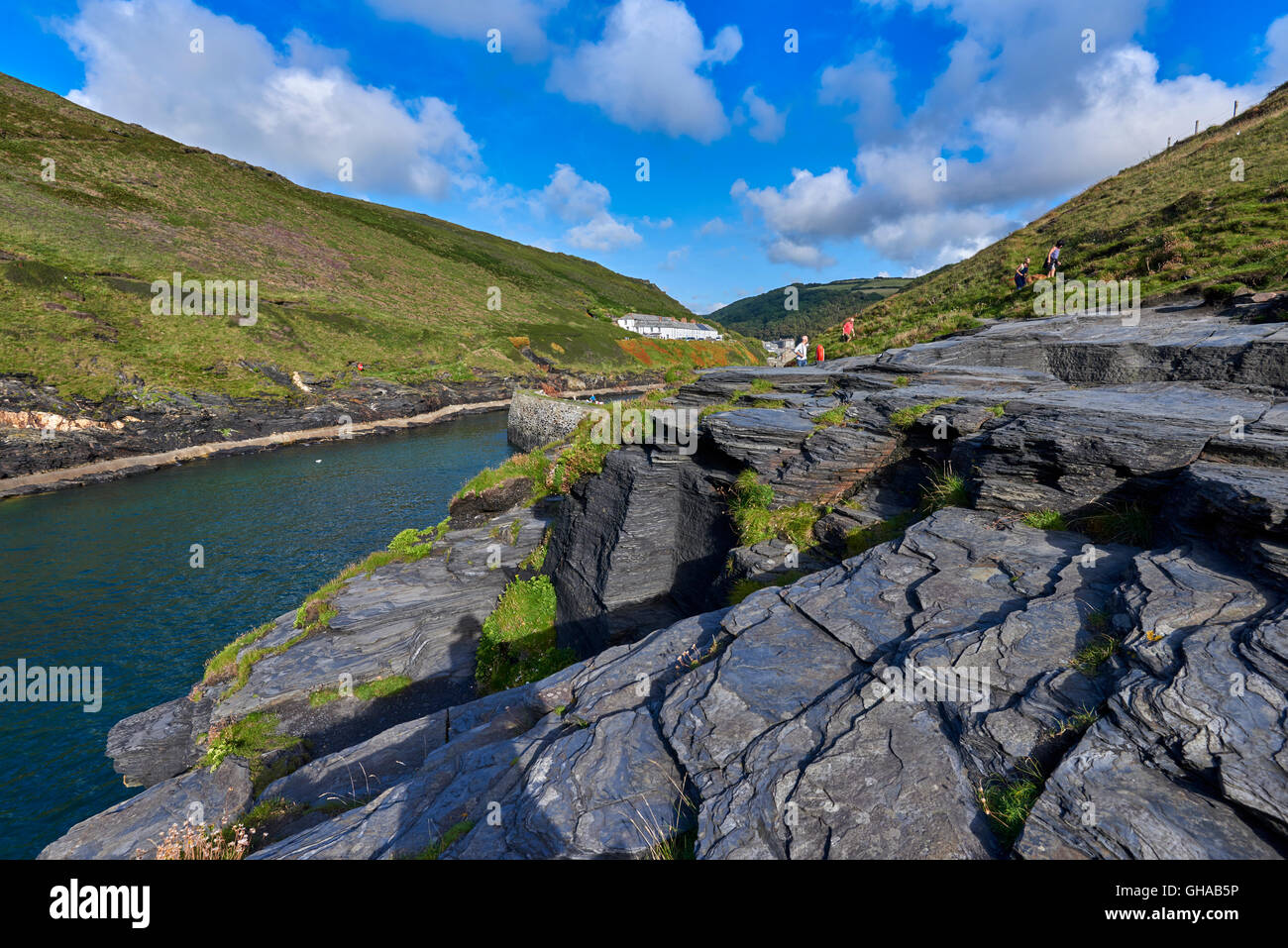 Boscastle is a village and fishing port on the north coast of Cornwall ...