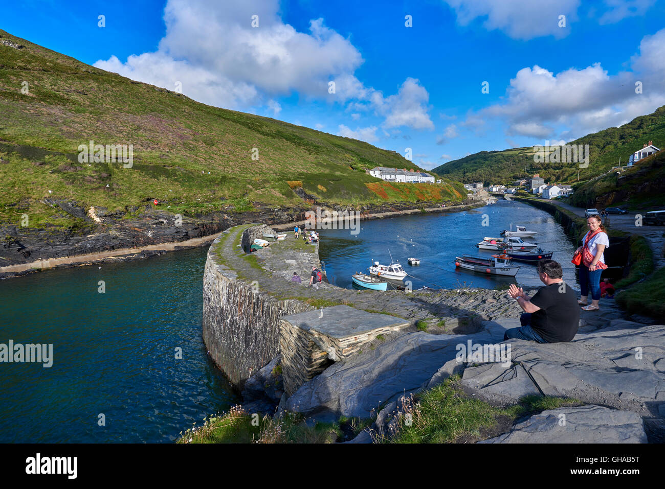 Boscastle is a village and fishing port on the north coast of Cornwall ...
