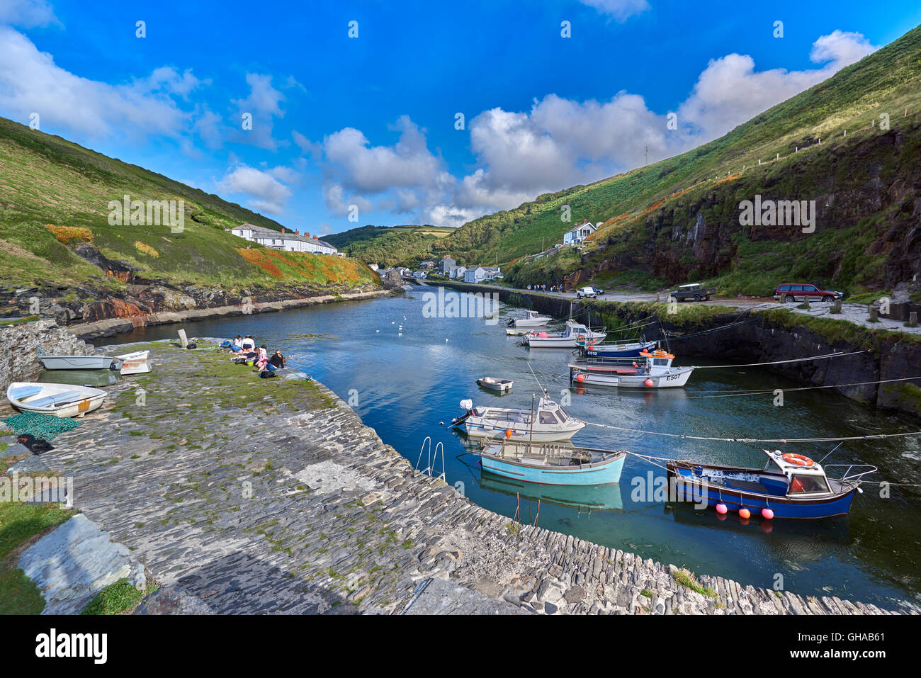 Boscastle is a village and fishing port on the north coast of Cornwall ...