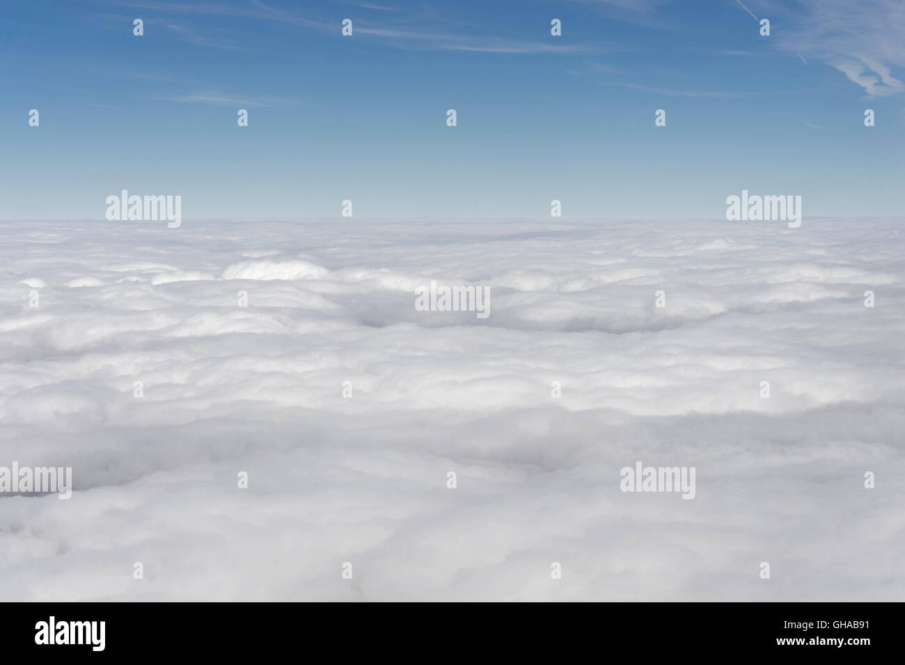 Clouds As Seen From Above Aerial View Stock Photo - Alamy