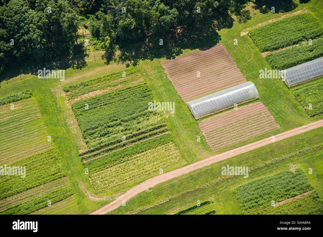 Aerial of farm hi-res stock photography and images - Alamy