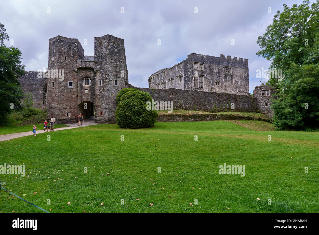 Berry Pomeroy Castle, a Tudor mansion within the walls of an earlier ...
