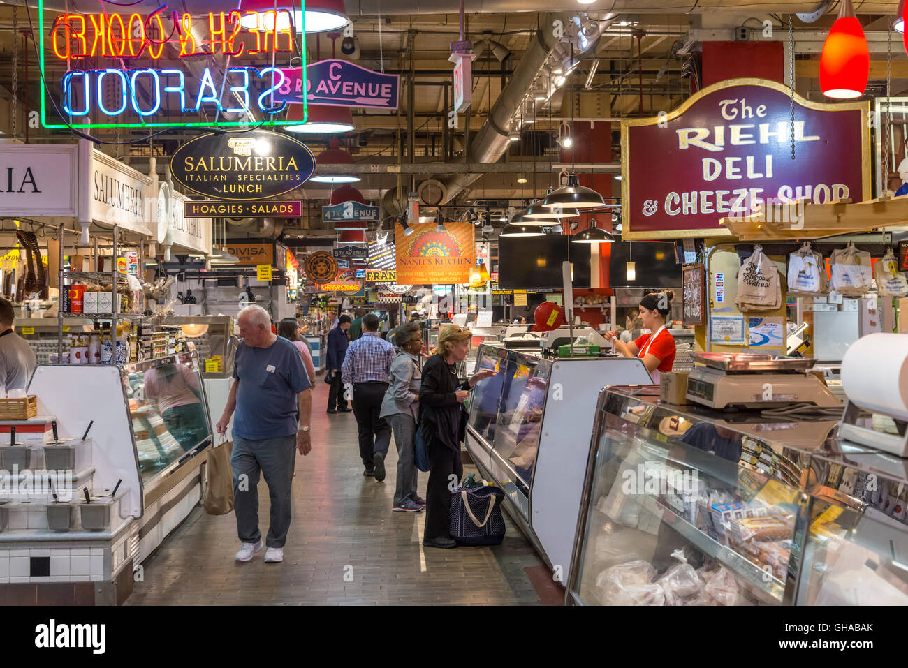 Reading Terminal Market, Philadelphia, USA Stock Photo - Alamy