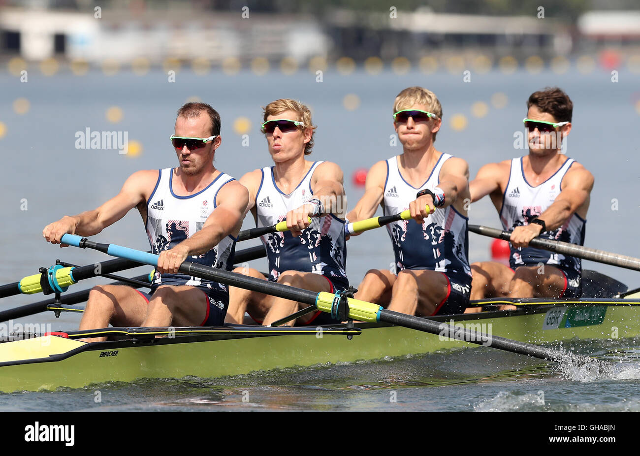 Great Britain's Chris Bartley, Mark Aldred, Jono Clegg and Peter ...