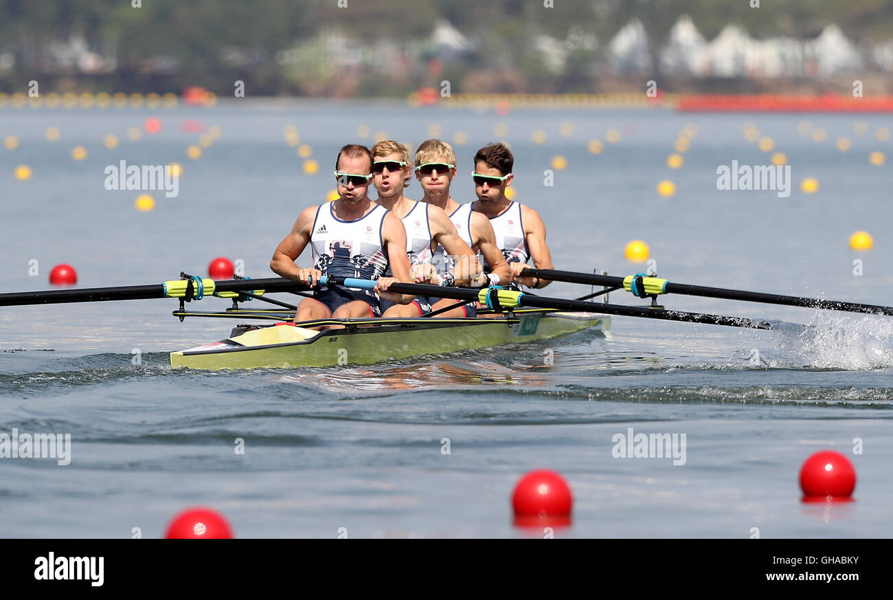 Great Britain's Chris Bartley, Mark Aldred, Jono Clegg and Peter ...
