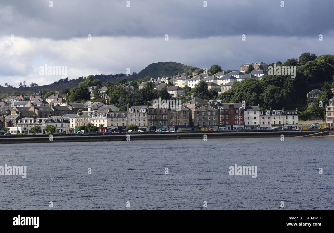 Rothesay waterfront Isle of Bute Scotland August 2016 Stock Photo - Alamy