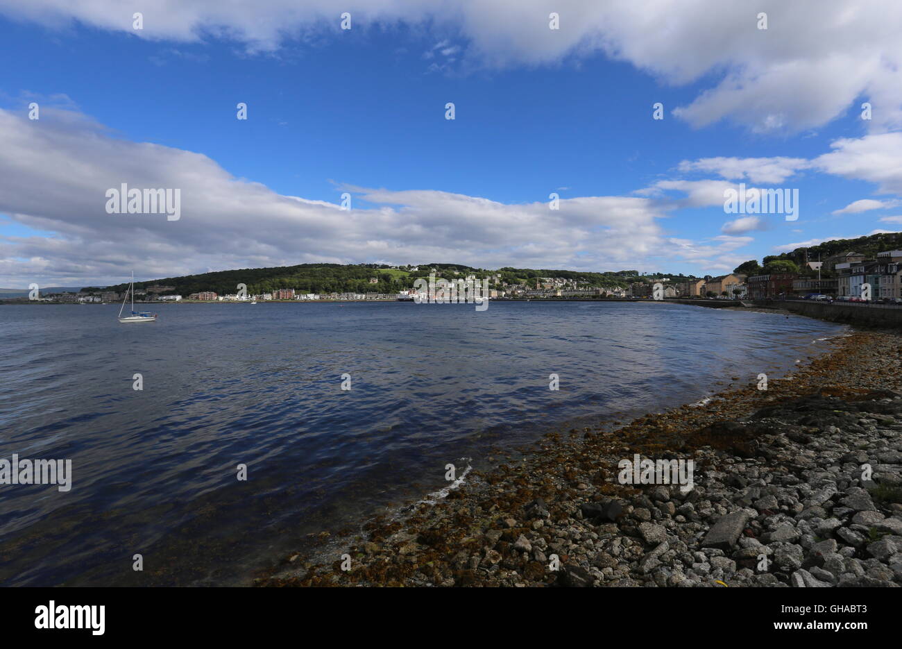 Rothesay waterfront Isle of Bute Scotland August 2016 Stock Photo - Alamy