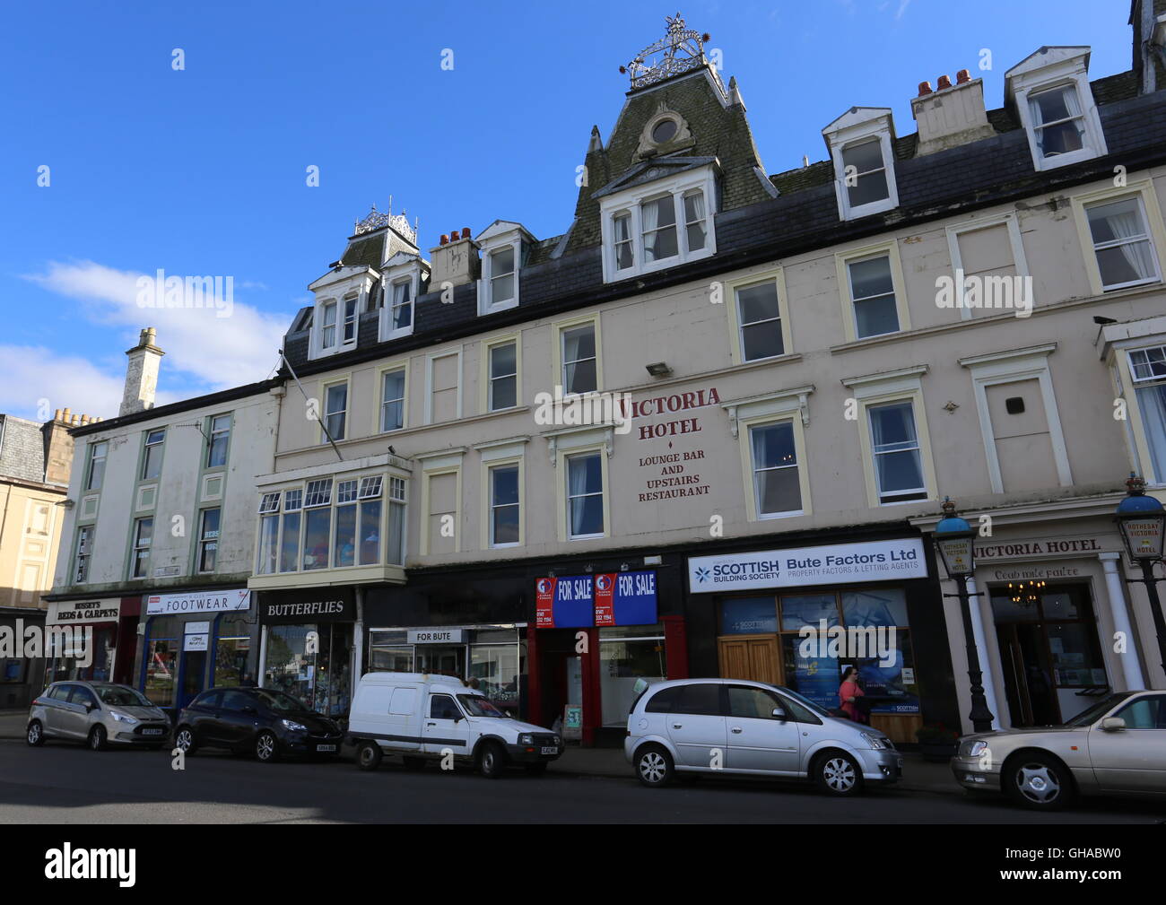 Rothesay street scene hi-res stock photography and images - Alamy