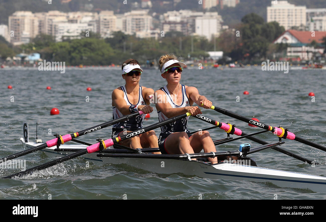 Great Britain's Charlotte Taylor and Katherine Copeland compete in the ...