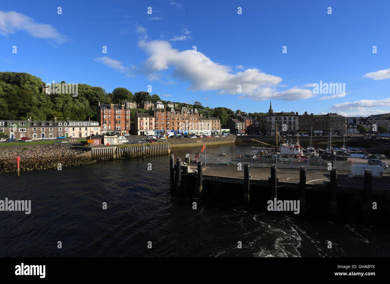 Rothesay waterfront Isle of Bute Scotland August 2016 Stock Photo - Alamy