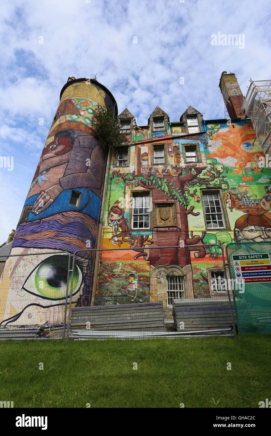 Kelburn Castle Graffiti Project Scotland August 2016 Stock Photo - Alamy