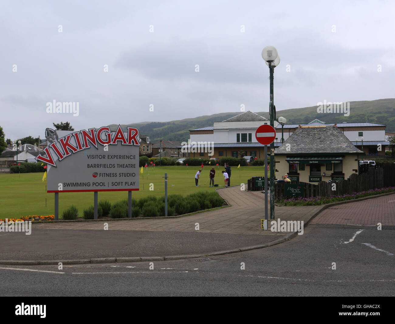 Exterior of Vikingar Largs Scotland August 2016 Stock Photo - Alamy