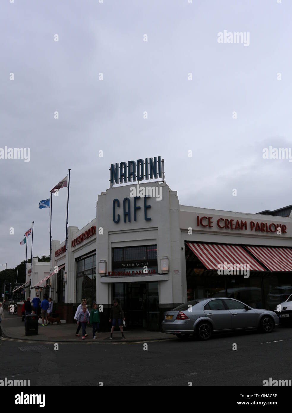 Nardini Cafe Ice cream palour Largs Scotland August 2016 Stock Photo ...