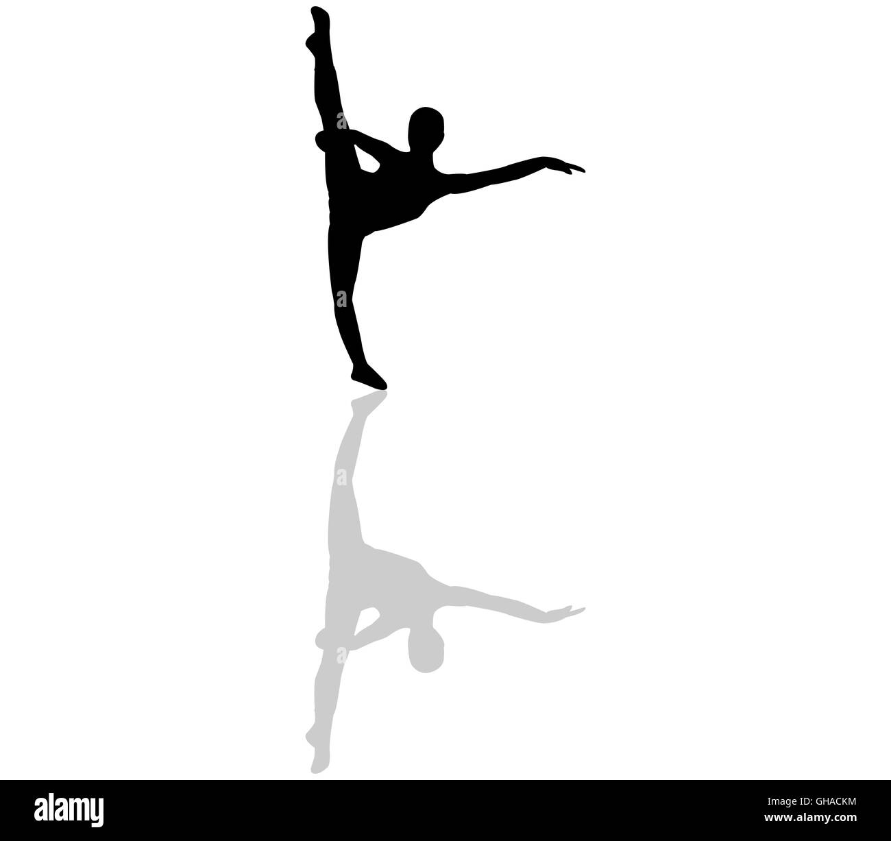 High Kick Silhouette High Kick Silhouette